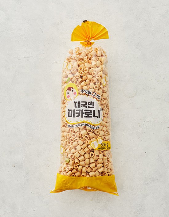 [훼밀리] 마카로니 과자 305g 마켓컬리